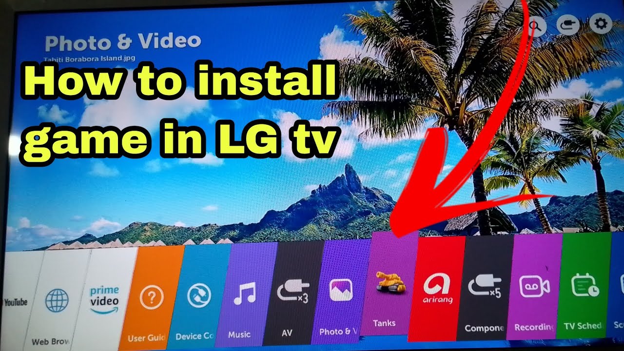 How to install App and Games in Lg Tv😲😲 - YouTube