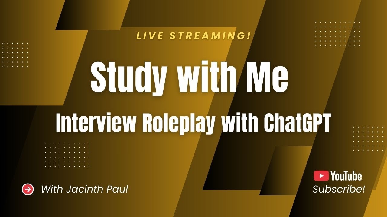 Study with Me - Interview Roleplay with ChatGPT 2 - YouTube