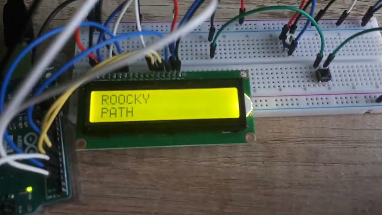 I made a small game on an 16x2 LCD with Arduino. - YouTube