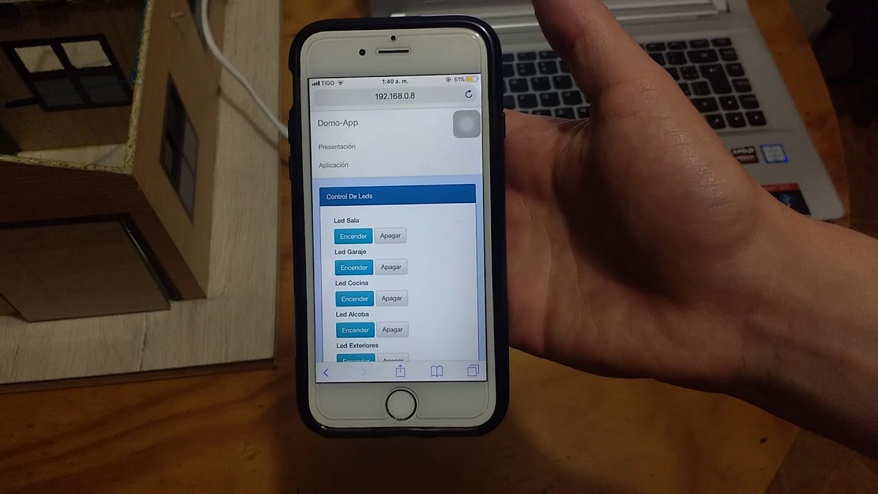 Casa domótica - Raspberry pi 3 - YouTube