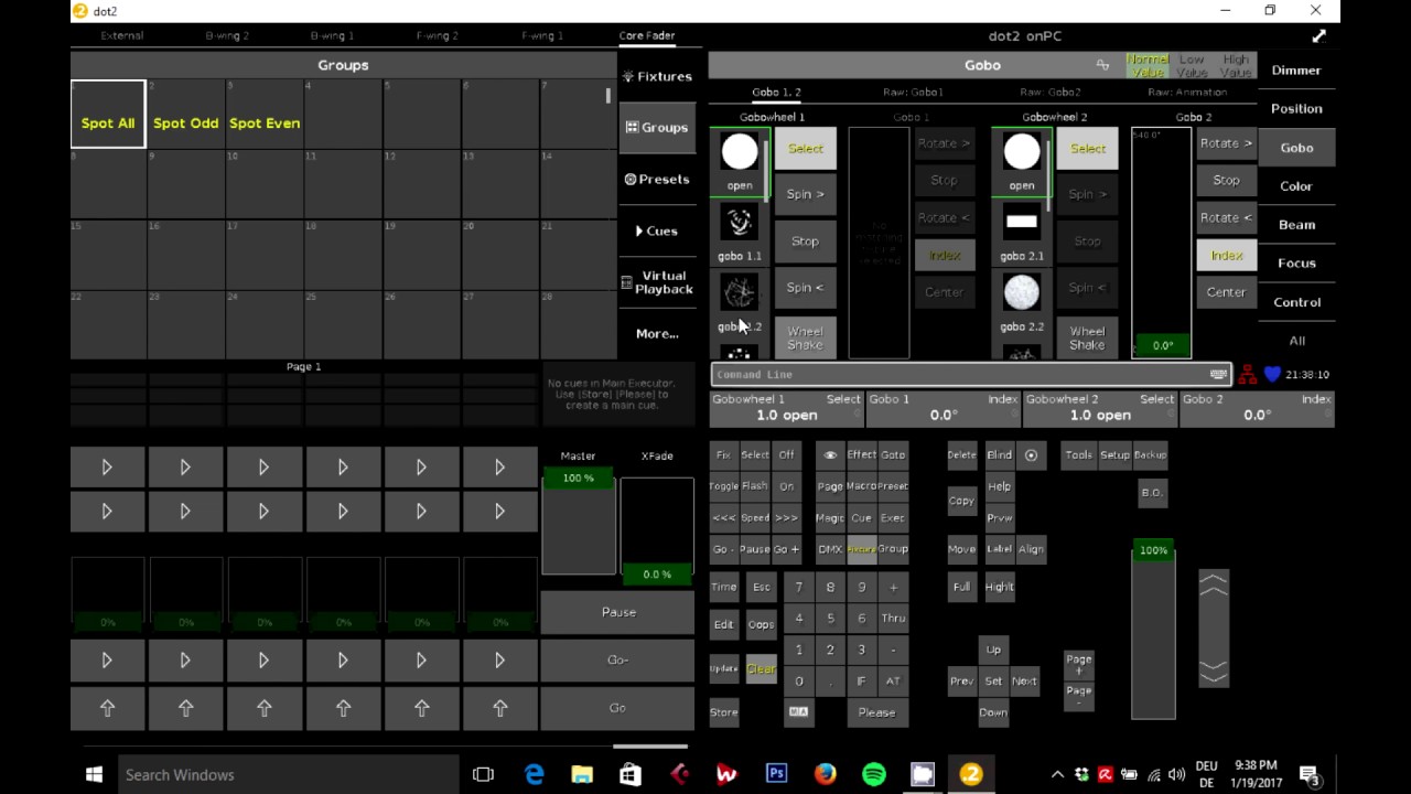 Dot2 On PC Tutorial (erste Schritte) - YouTube