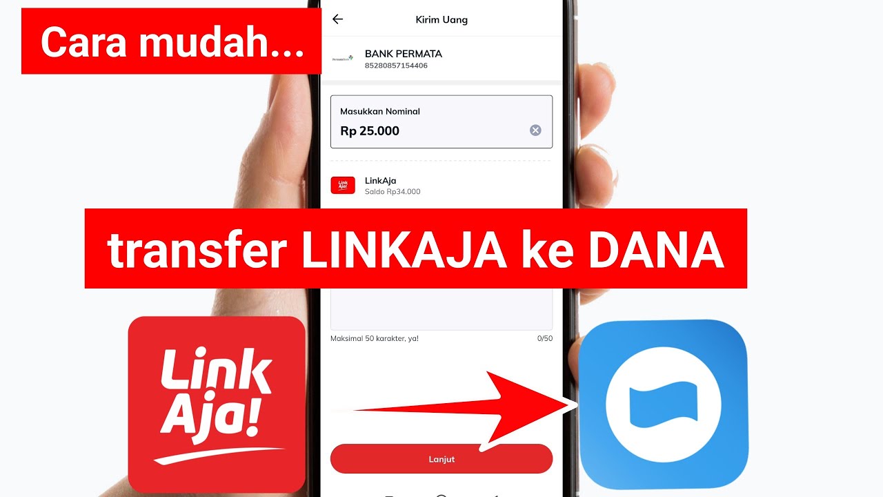Cara mudah Transfer LINKAJA ke DANA - YouTube