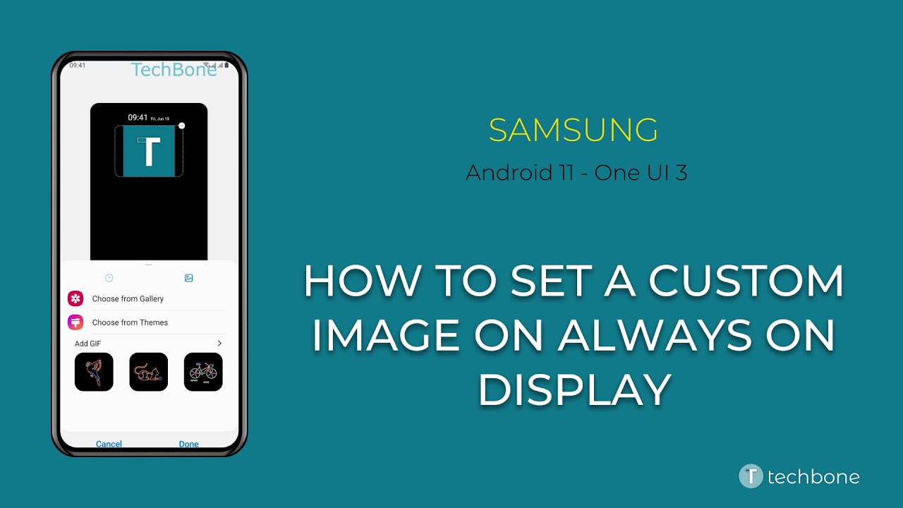 How to Set a Custom Image on Always On Display - Samsung [Android 11 ...