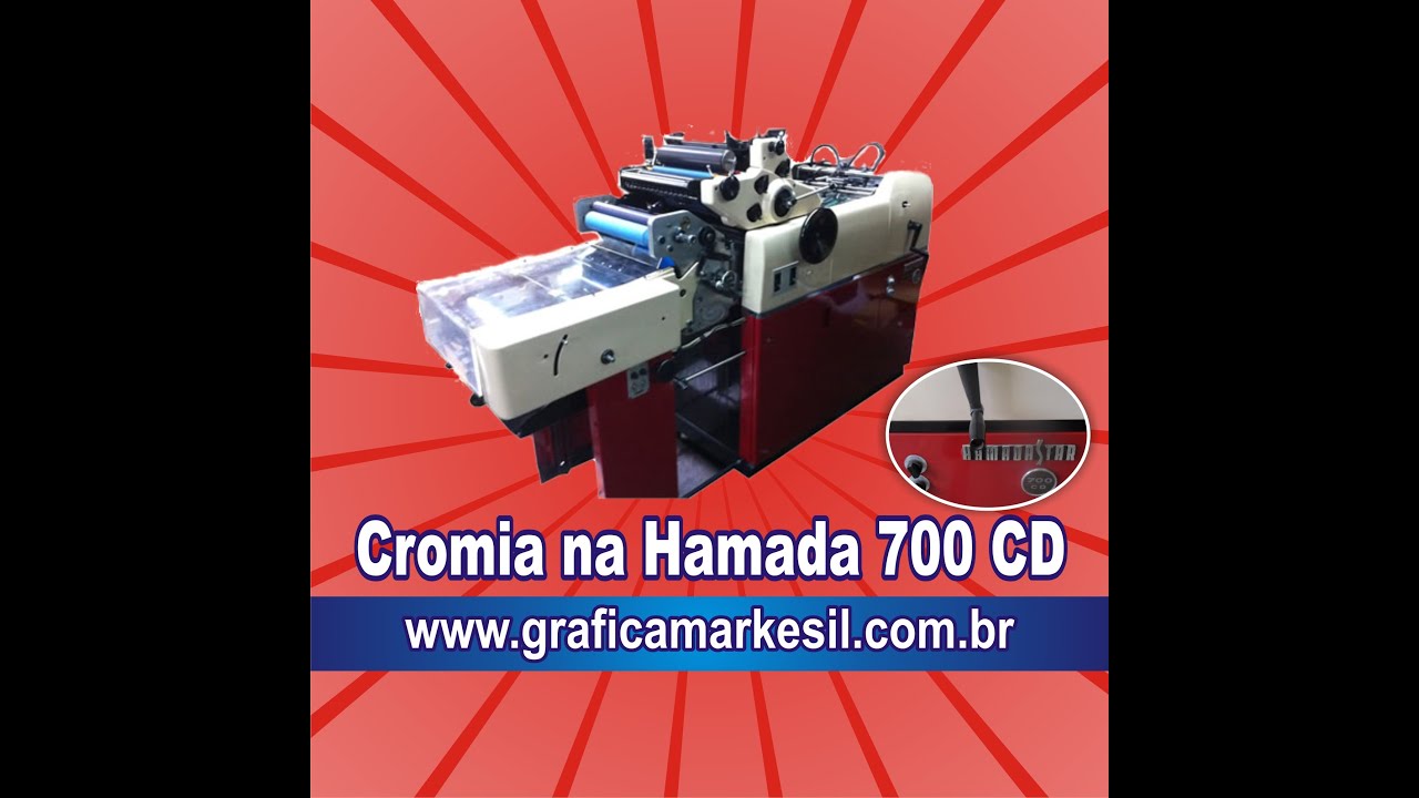 Fazendo cromia em Offset Hamada 700, com molha contínua. - YouTube