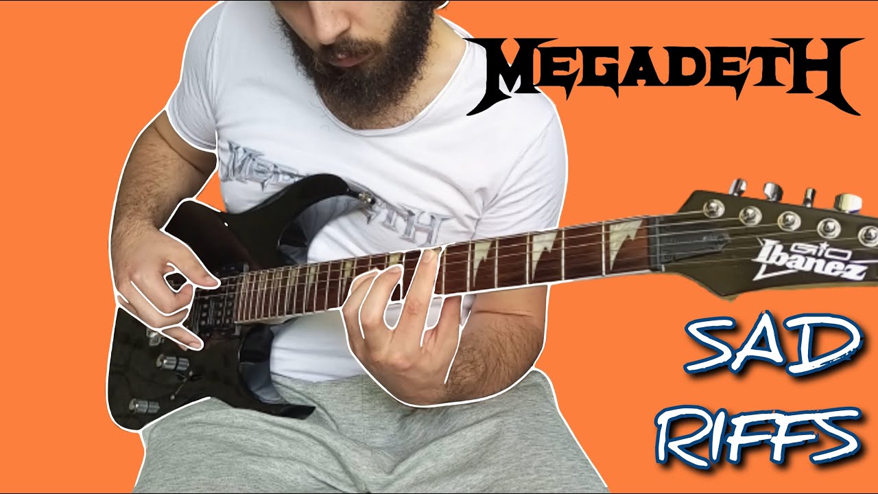 30 SAD Megadeth Riffs - YouTube