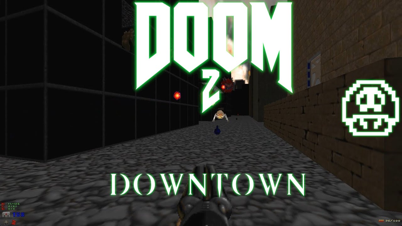 Doom 2 Lvl 13 Downtown - 100% by SpectroxRb - YouTube