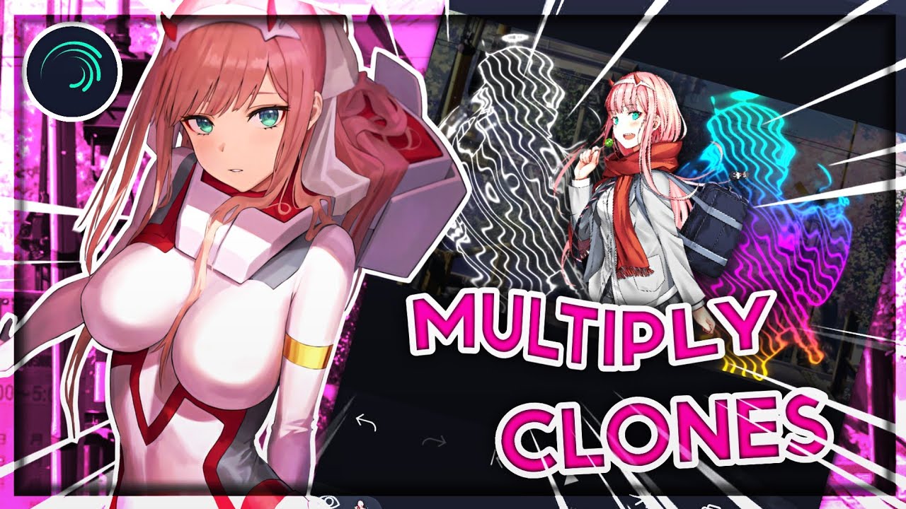 Tutorial Multiply Clones Effect Amv / Alight Motion - YouTube