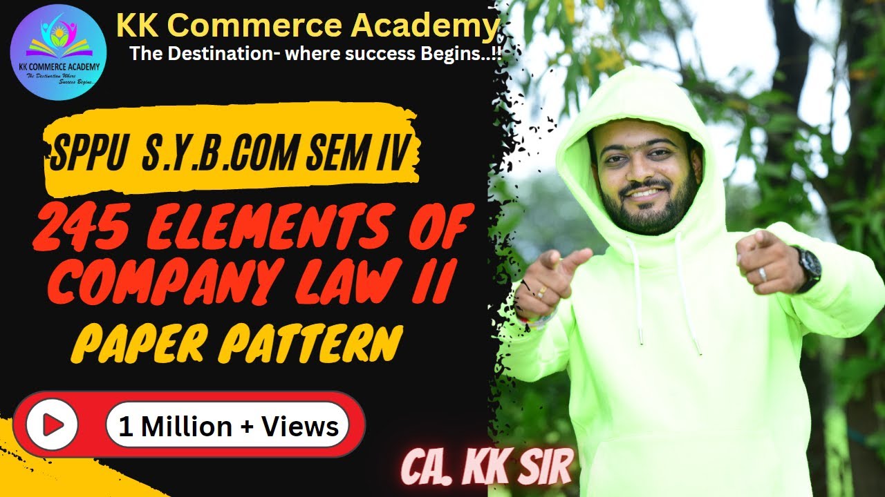 Elements of Company Law II | Sybcom |Semester 4| Paper Pattern| 2019 CBCS Pattern| Model Ques ...