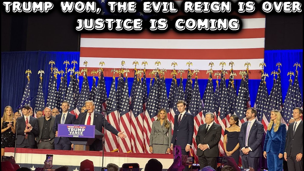 TRUMP WON - THE EVIL REIGN IS OVER - JUSTICE IS COMING - YouTube