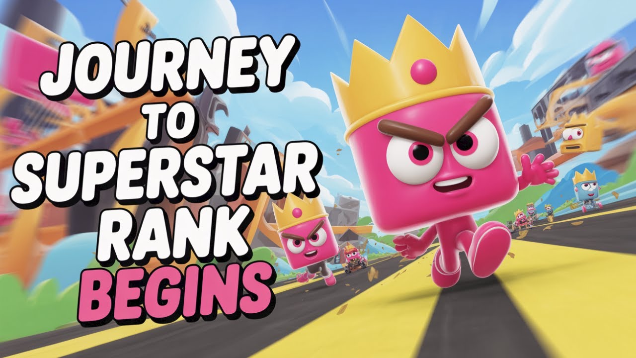 FALL GUYS - ROAD TO SUPERSTAR RANK: PART 1 - THIS GAME IS SO RAGE ...