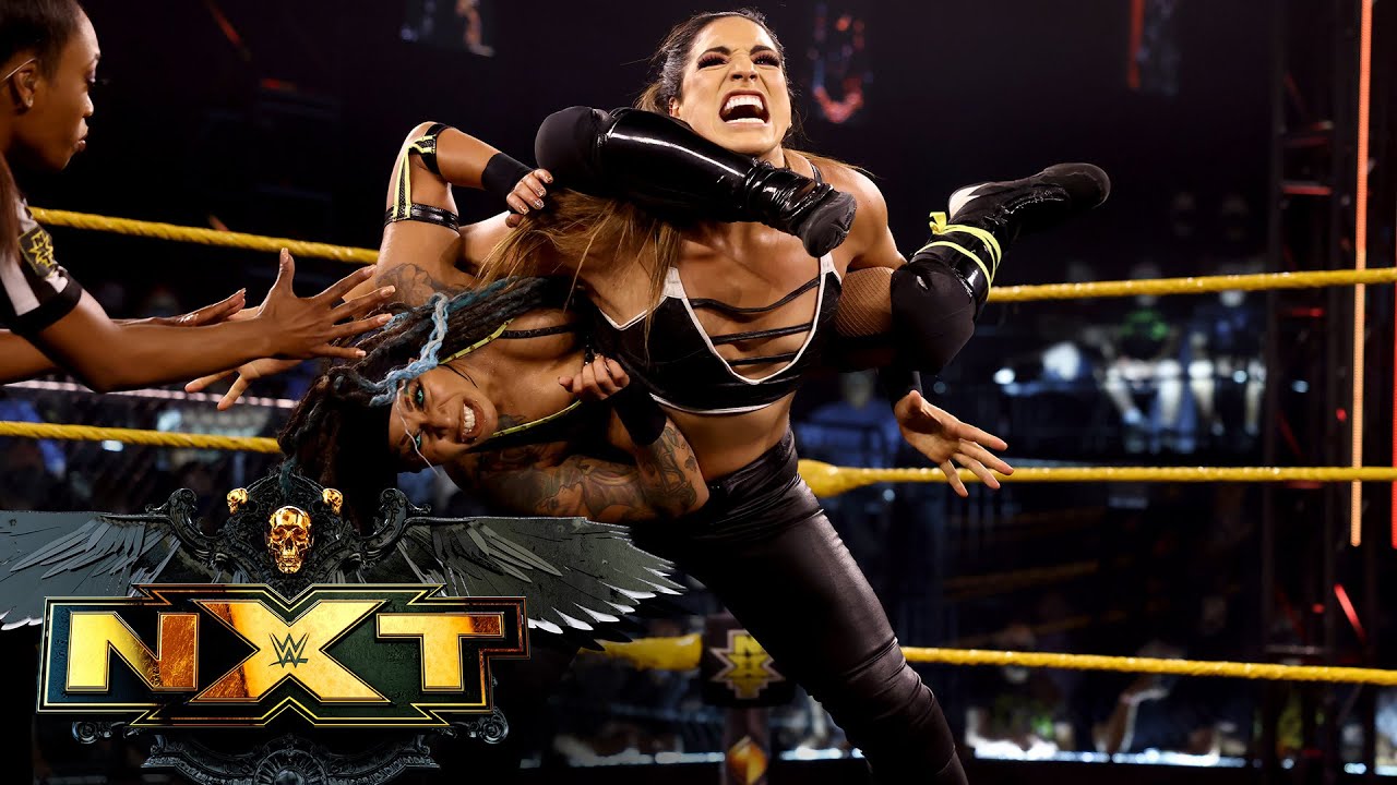 Raquel Gonzalez & Dakota Kai vs. Kayden Carter & Kacy Catanzaro: WWE ...