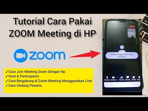 Tutorial Lengkap Cara Pakai ZOOM Meeting di Hp - YouTube