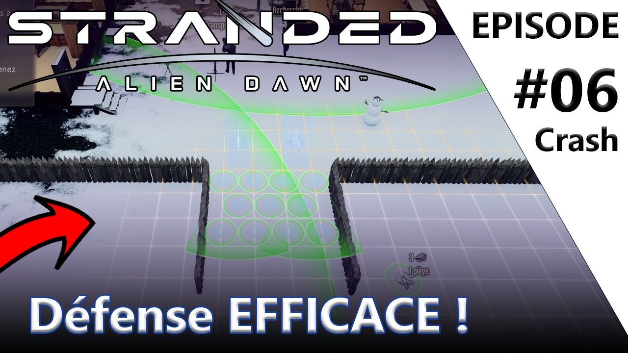 Notre DÉFENSE Efficace Commence ! | STRANDED: ALIEN DAWN - ep 6 - YouTube