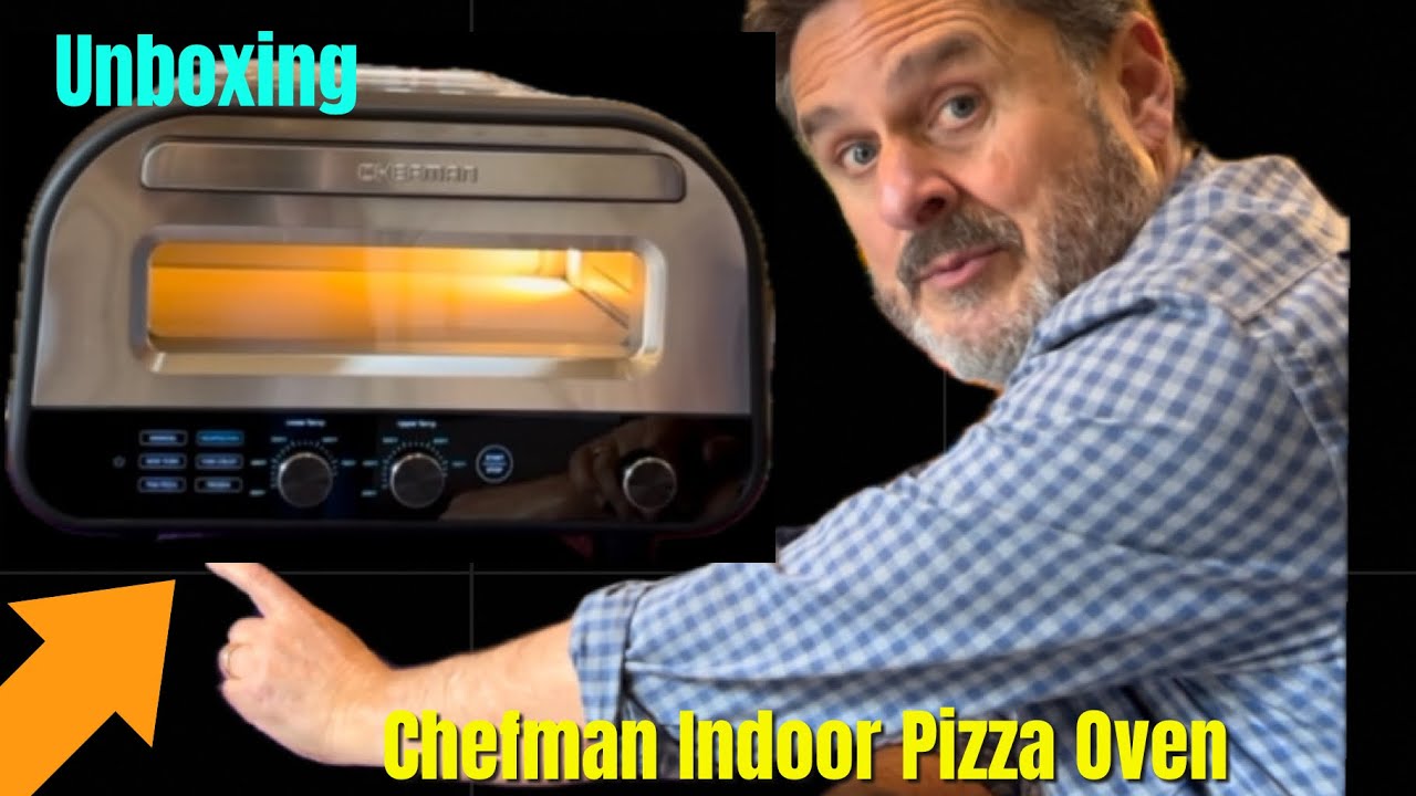 CHEFMAN Indoor Pizza Oven, Countertop Electric Pizza Maker, Pizza Stone ...