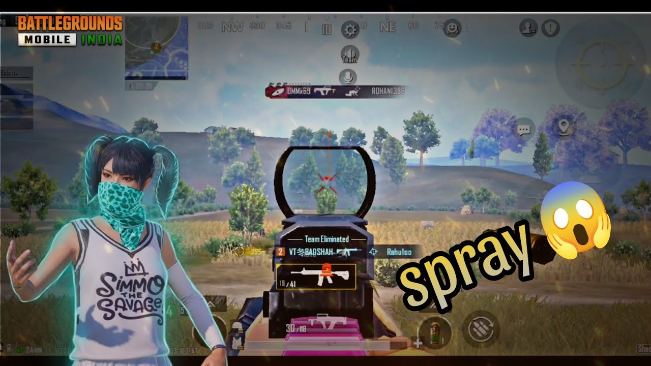 400 Mtr With M416 Red Dot Spray Accuracy 🚀 - YouTube