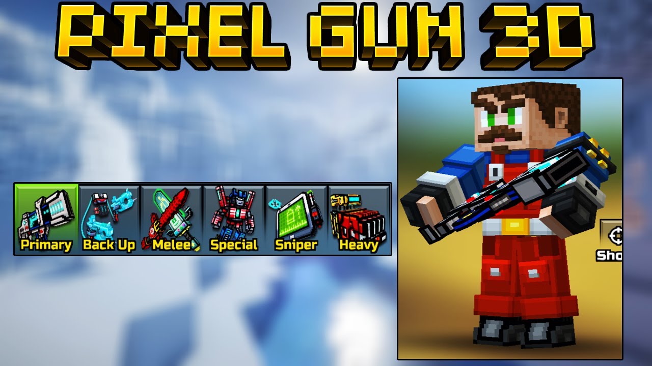 PIXEL GUN 3D SECRET CHARACTER GAMEPLAY - YouTube