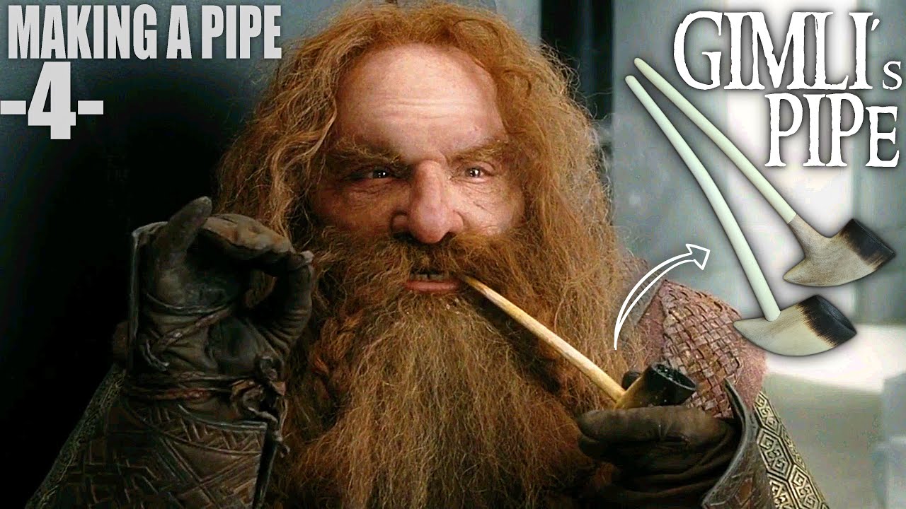 Making Gimli's pipe - PIPE FROM THE LORD OF THE RINGS - Make a smoking ...