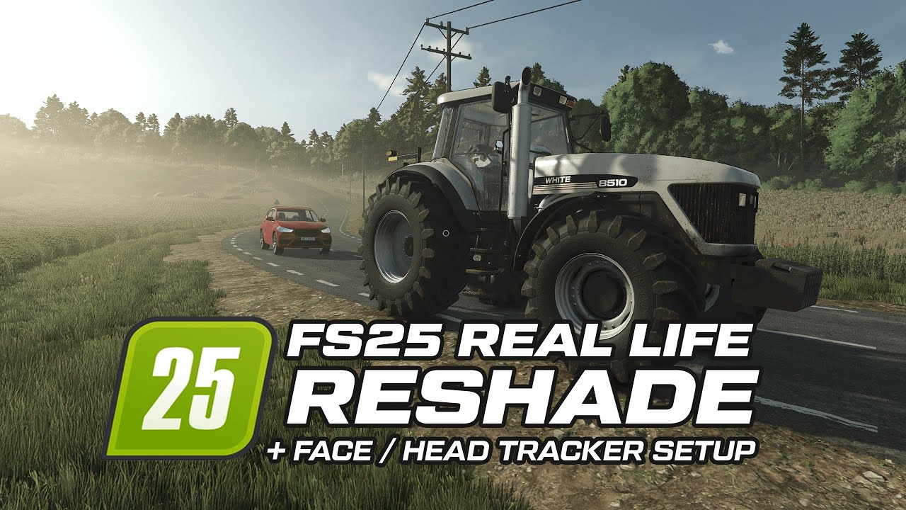 FS25 Realistic Reshade + Face / Head Tracker Setup | No one play like ...