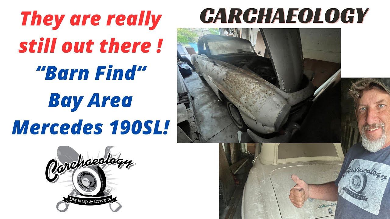 Carchaeology: Another amazing vintage German "Barn Find"! Mercedes ...