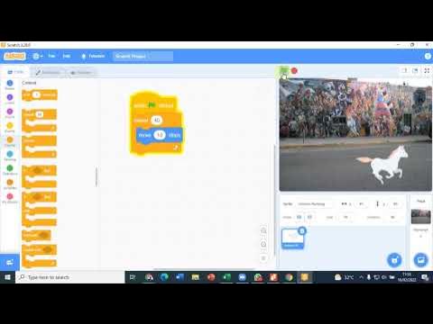 Tutorial Membuat Sprite Berjalan di Scratch, #1 Kelas 5 SD - YouTube