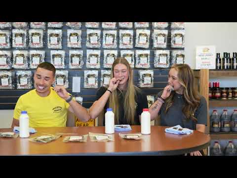 NEBRASKA VOLLEYBALL GIRLS TAKE ON HOT JERKY CHALLENGE