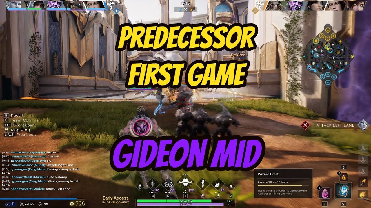 PREDECESSOR. First game playing Gideon MID. - YouTube