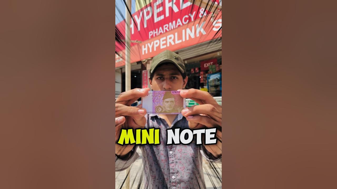 Rs:10 mini note😲 | mini currency | #food #minivlog #shorts #mininote - YouTube