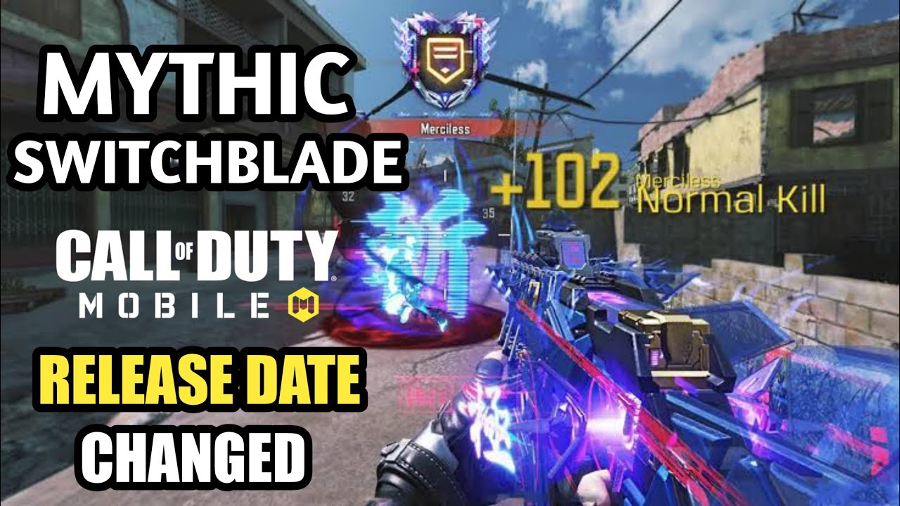 *NEW* Codm Mythic Switchblade X9 Release Date Changed - YouTube