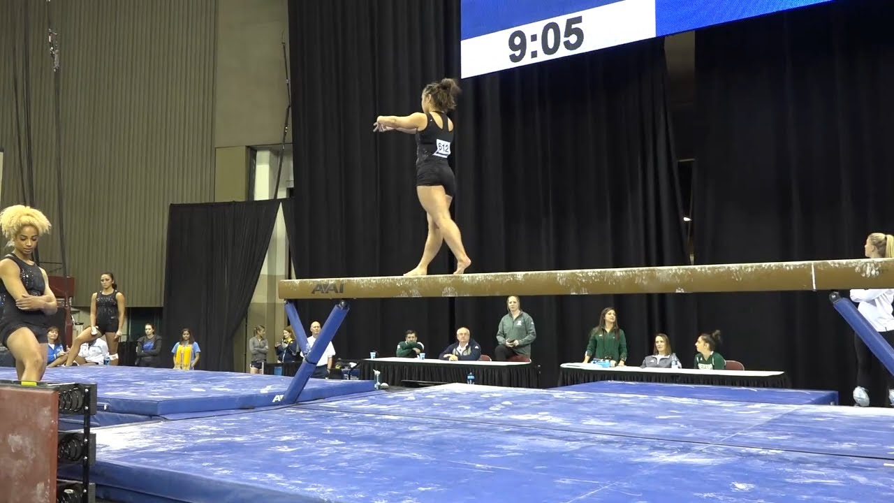 Katelyn Ohashi Rock Solid On Beam - NCAAs Training 2016 - YouTube