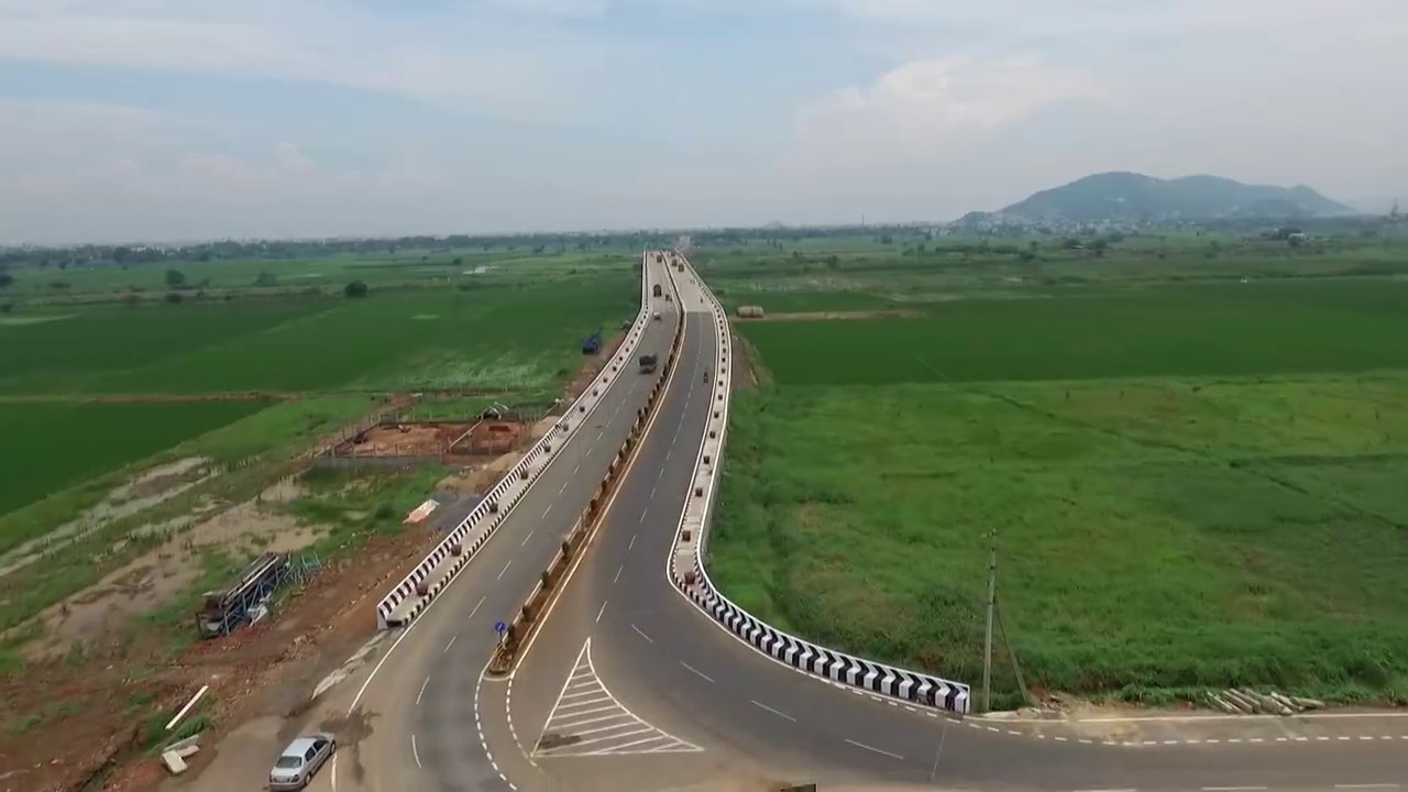 Vijayawada Inner Ring Road from Gollapudi to Ramavarappadu - YouTube