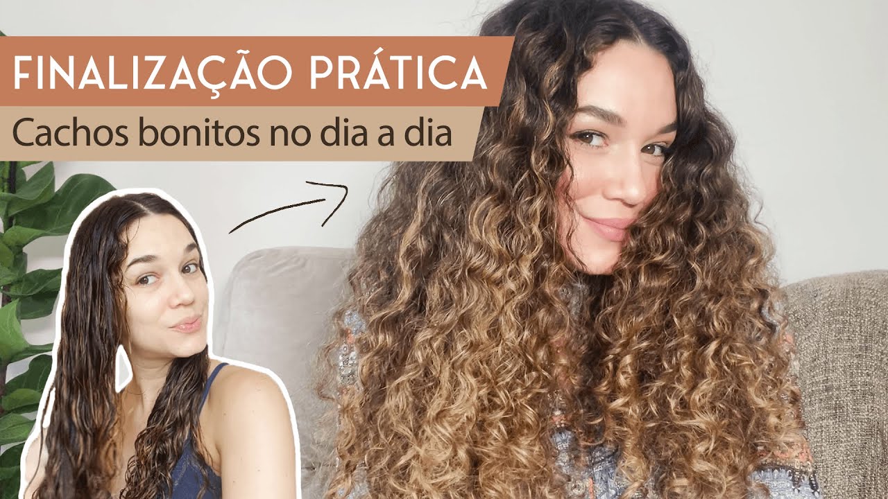 Finalizando meus cachos de MANEIRA PRÁTICA! - YouTube