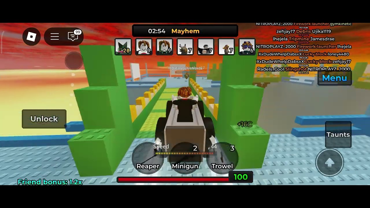 normal gameplay of weapon mayhem - YouTube