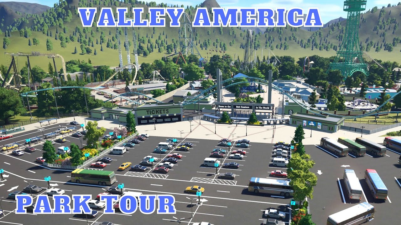 Valley America Park Tour/Planet Coaster Console Edition (PS5) - YouTube