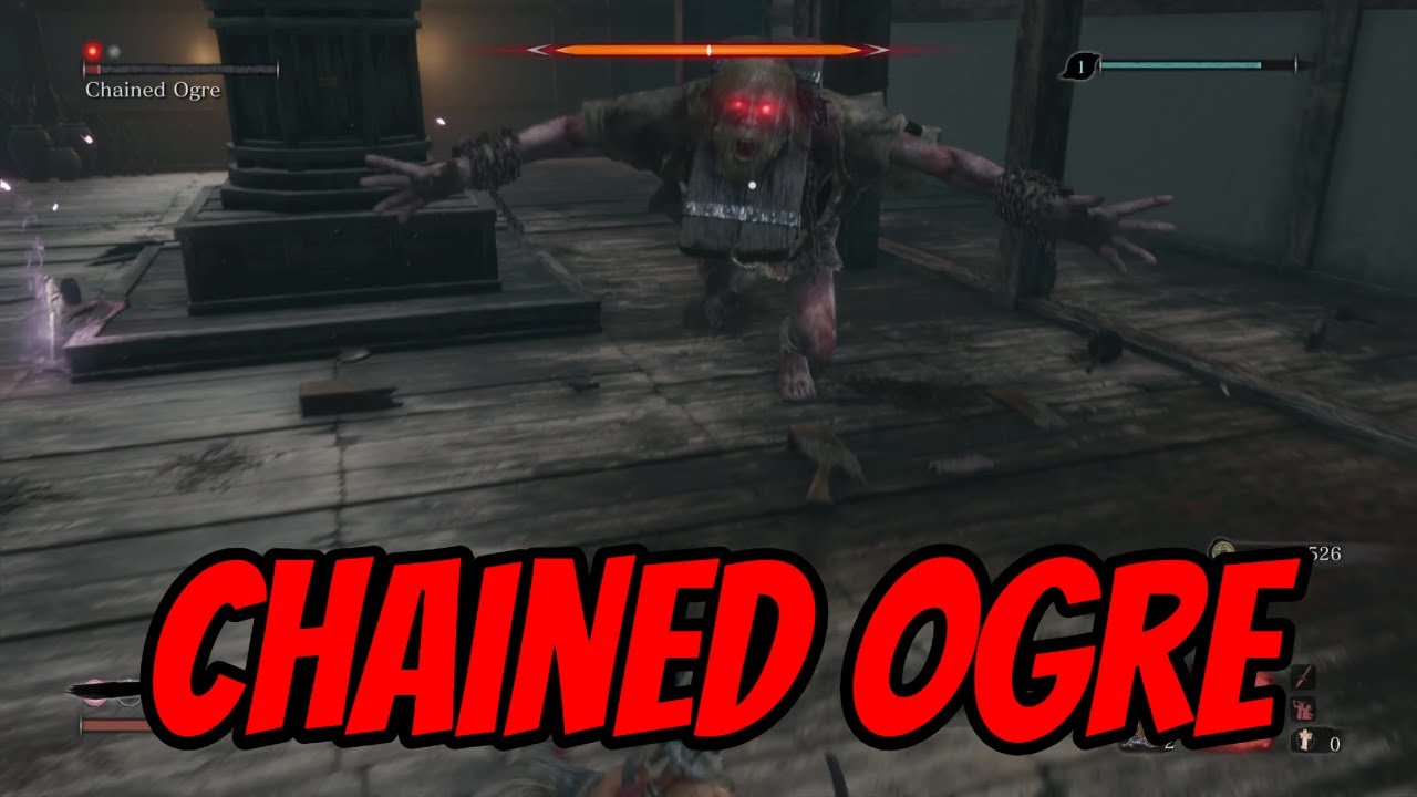 Sekiro Shadows Die Twice: Chained Ogre Boss Fight - YouTube