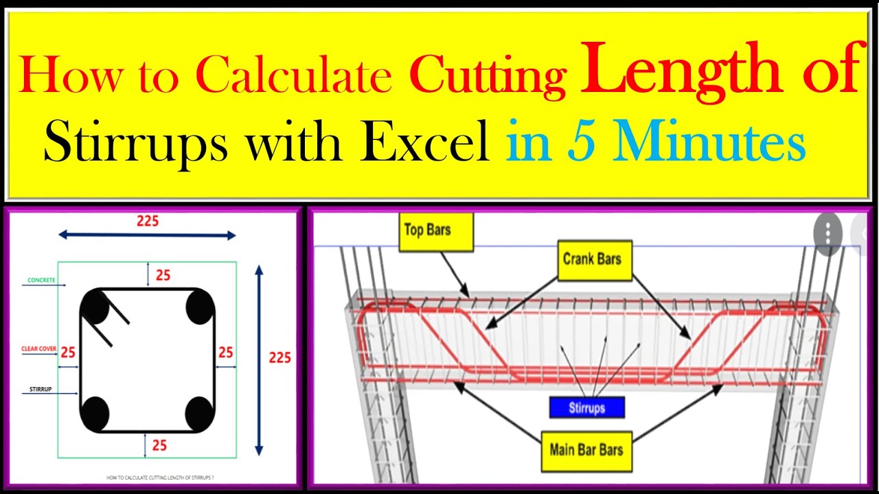 Bar Bending of Stirrups l Bar Bending Schedule Basics | BBS OF STEEL ...