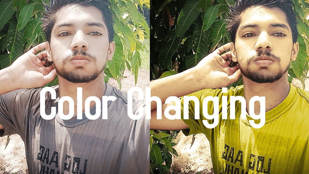 how to change shit color in Photoshop easily - YouTube