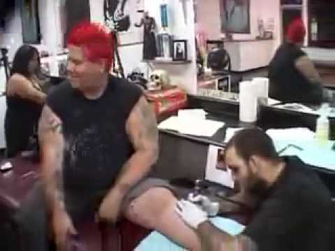 Guinness World Record Tattoo By Leatherface - YouTube