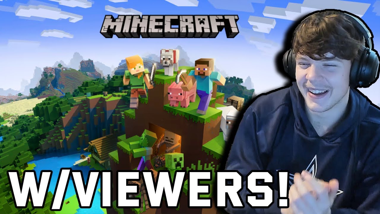 BEATING MINECRAFT IN ONE STREAM!! || Minecraft With Viewers!! - YouTube