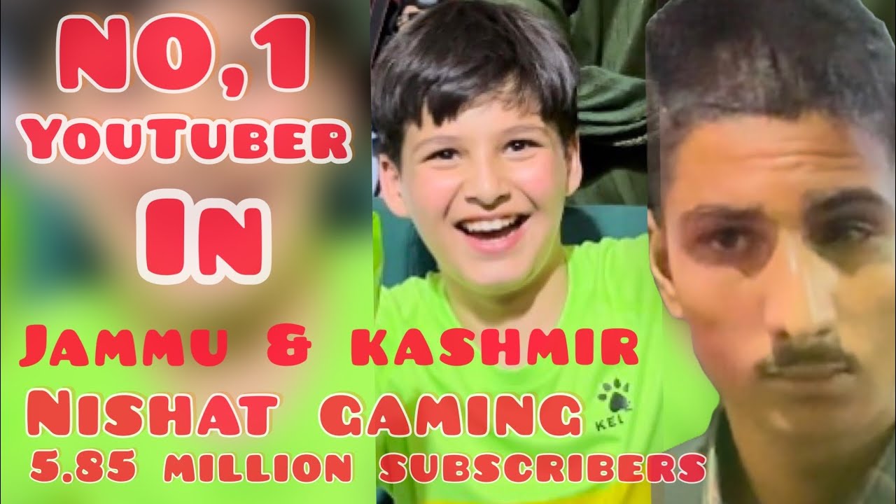Number 1 YouTuber in Jammu and Kashmir with 5.85 million subscribers ...