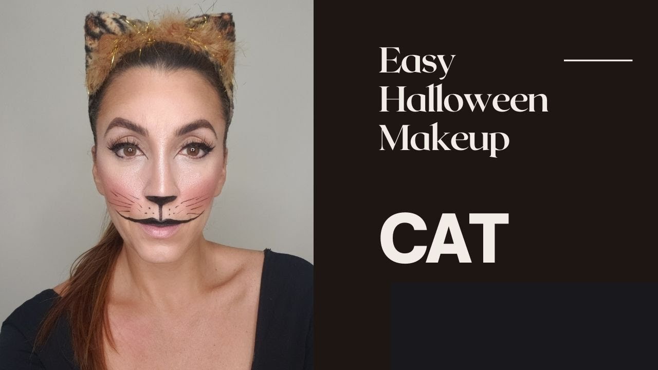 CAT Makeup Tutorial | Halloween Makeup | Josephine Fusco - YouTube