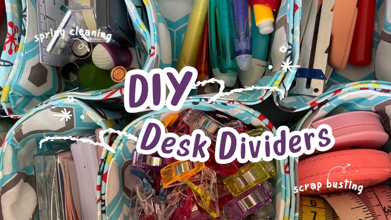 DIY Drawer Dividers // Spring Cleaning & Organising My Sewing Room ...