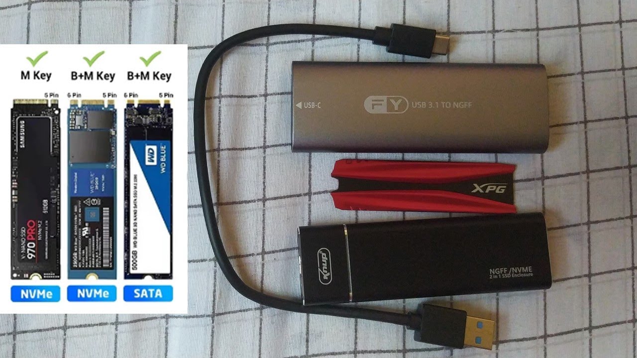 Case m.2 nvme SSD portable funcionam muito bem, melhor que HD externo ...