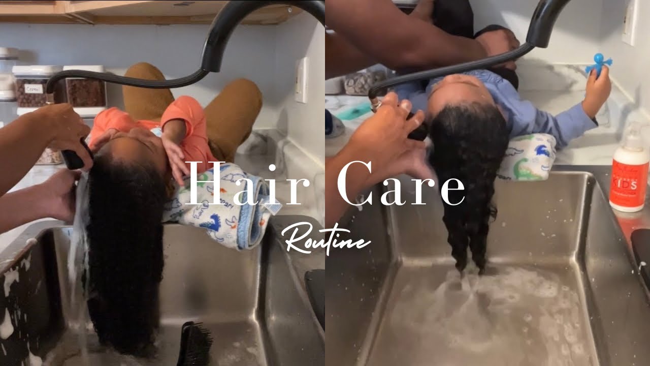 Hair Care Routine / Shea Moisture for Kids - YouTube
