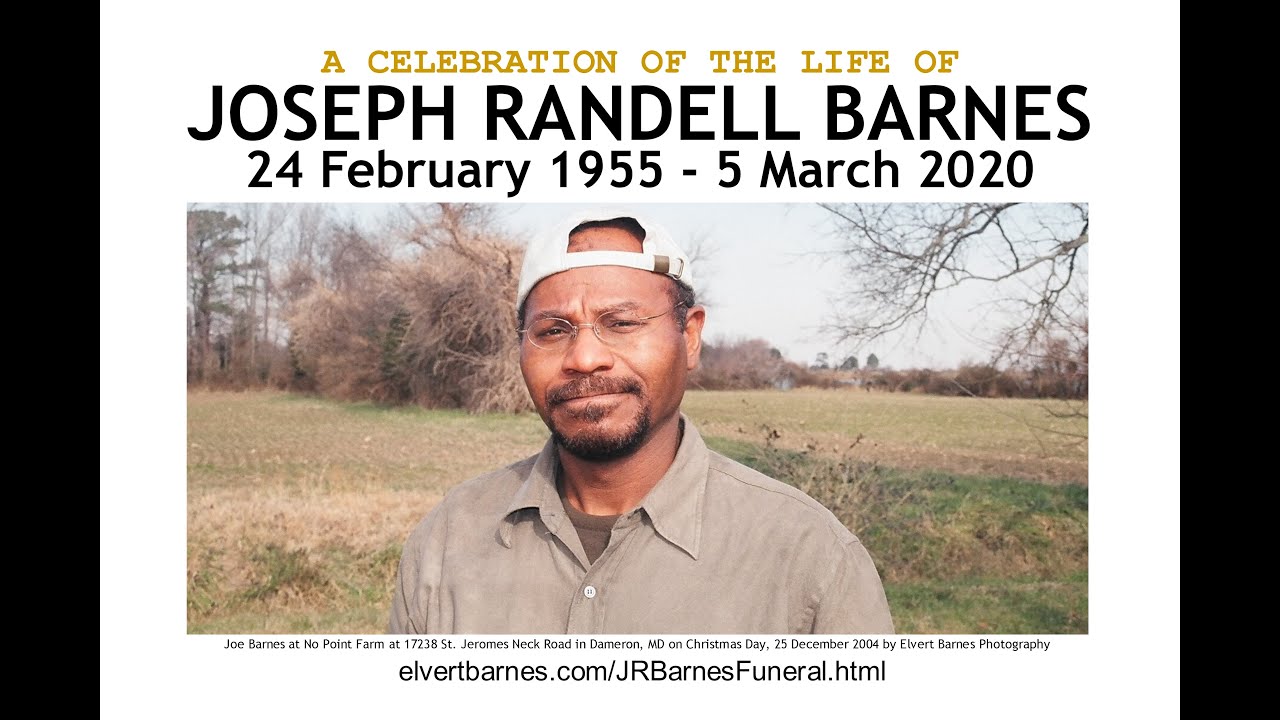 A Celebration of the Life of JOSEPH R. BARNES / EVER MINDFUL - YouTube