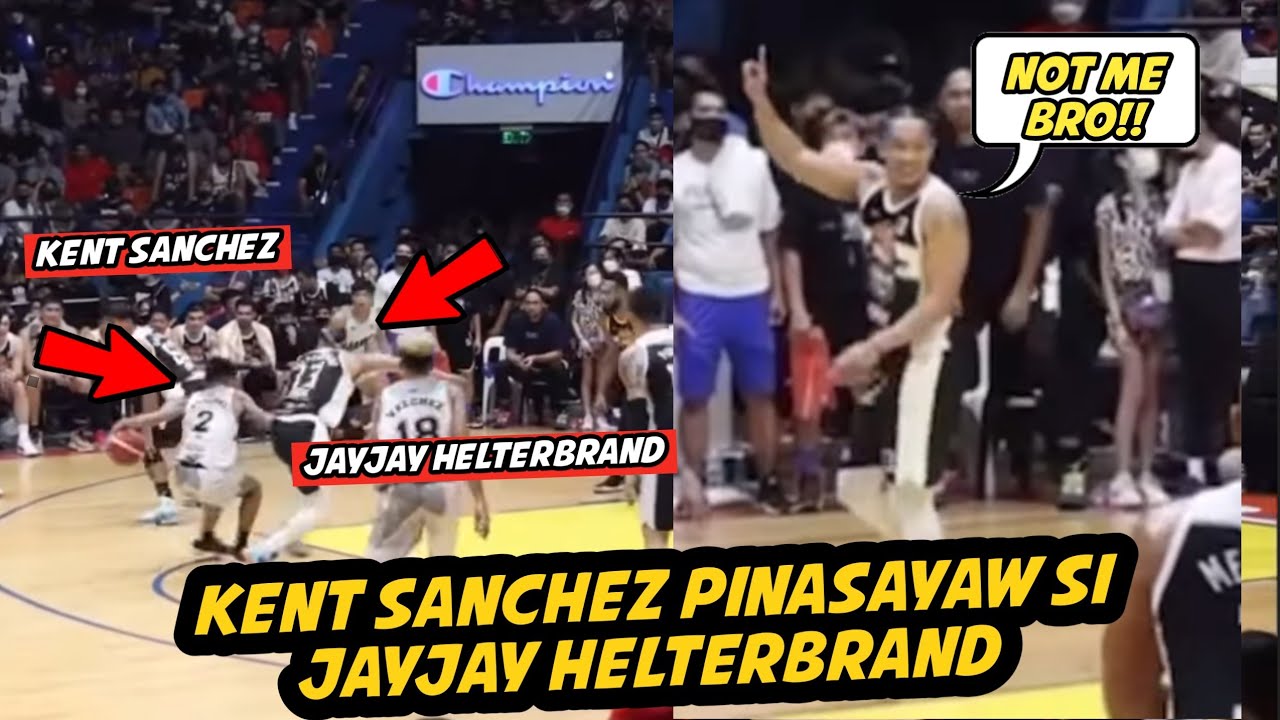 KENT SANCHEZ PINASAYAW SI JAYJAY HELTERBRAND!! NAGULAT SILA COACH MAV ...