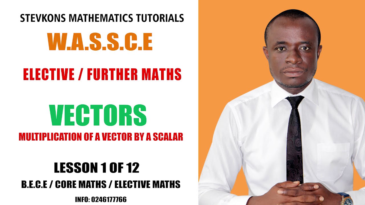 VECTORS: MULTIPLICATION OF A VECTOR BY A SCALAR (LESSON 1 OF 12) - YouTube