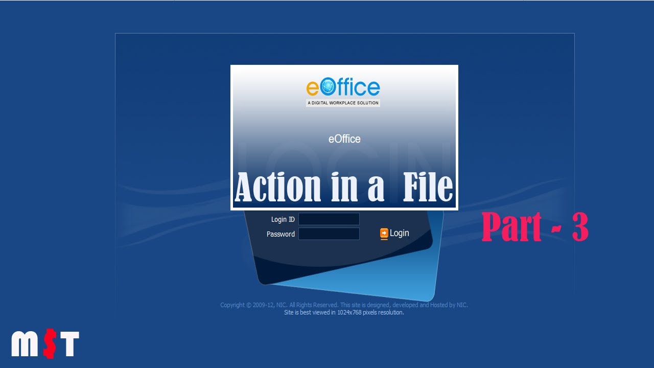 E office Part 3 (Action in a File) - YouTube