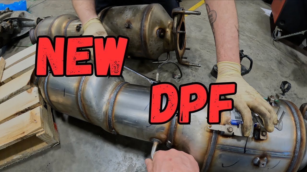 New DPF filter for my 2022 Ram 3500 hotshot truck - YouTube