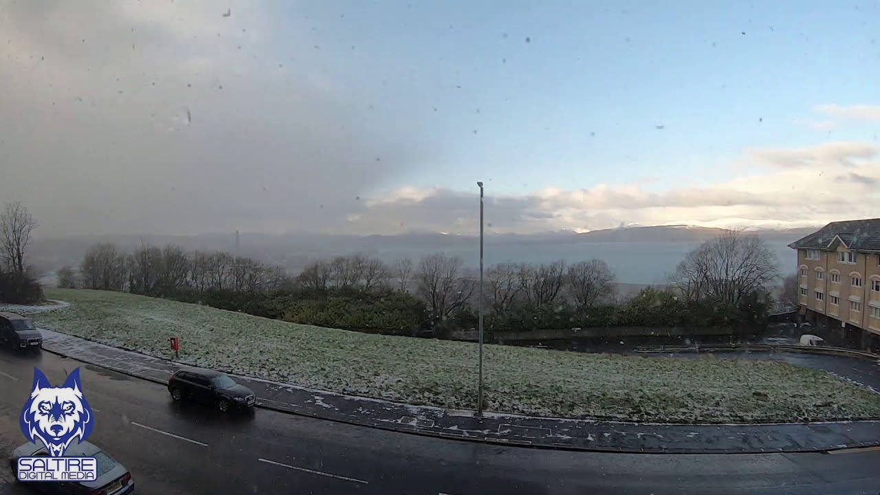 Time-lapse - Greenock Snow Fall - 08/02/21 - YouTube