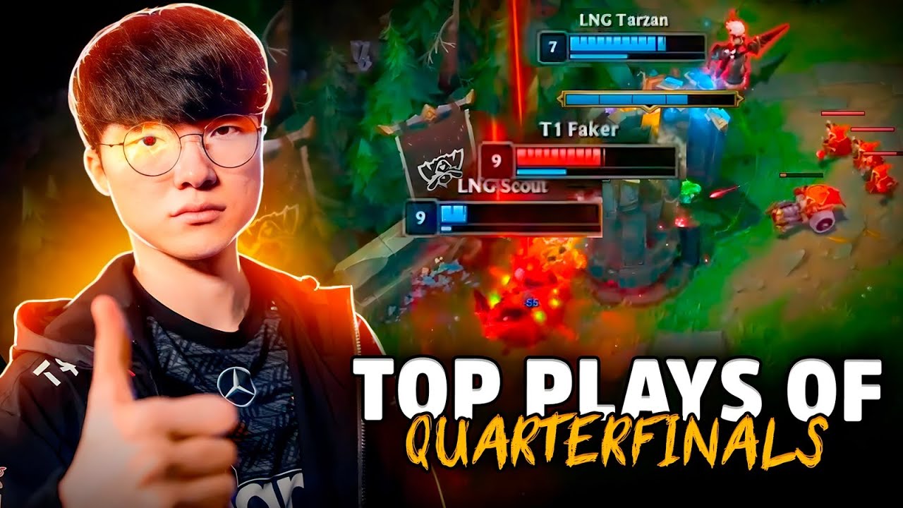 Top 20 Plays of Quarterfinals | Worlds 2023 Highlights - YouTube